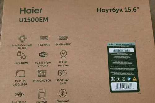 Ноутбук haier u1500em обзор