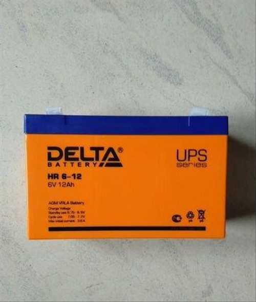 Аккумулятор delta HR 6-12 UPS series