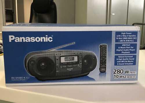 Магнитола Panasonic RX-D55EE-K