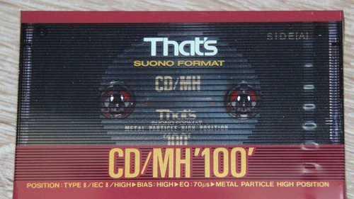 Аудикассеты Thats Suono CD MH 100