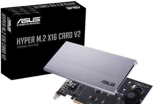 Адаптер Asus Hyper M.2 X16 Card V2 4xM.2 to PCIe