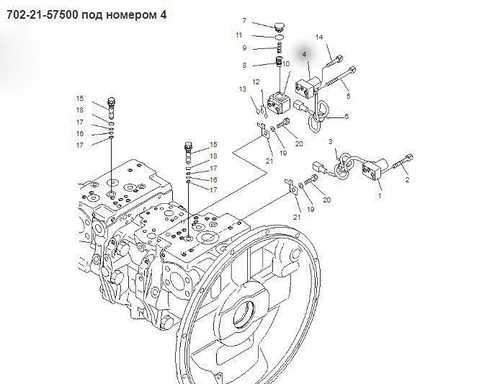 Клапан регулировки давления коmatsu (702-21-57500)