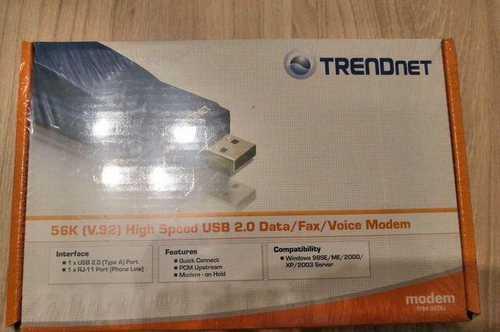 Модем trendnet TFM-560U