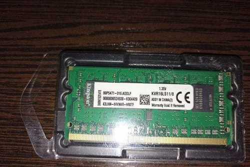 Kingston 2x8gb DDR3L sodimm Новая