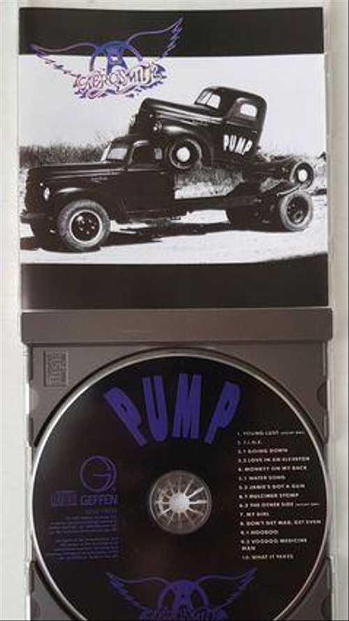 Aerosmith Pump CD UK Оригинал Англия 1989