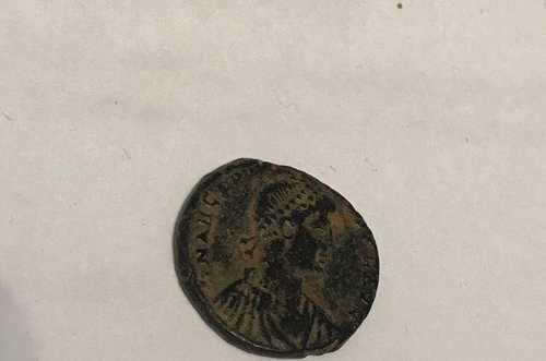 Античная древняя римская монета