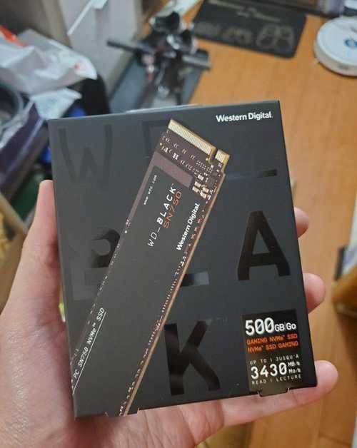 SSD M.2 nvme Western Digital Black SN750 500 Gb