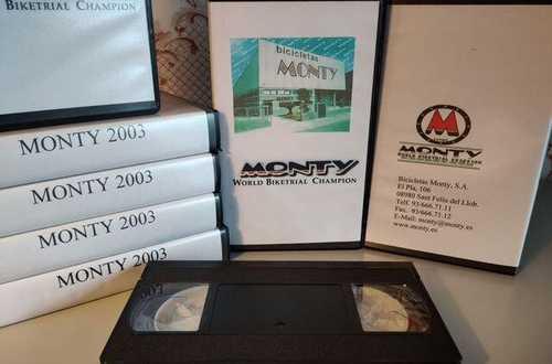 Monty Bike Trial 2003 - Видеокассеты VHS (7 шт)