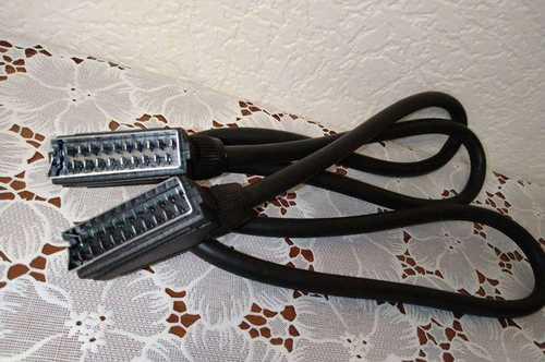 Кабель Scart-Scart 1,3 м