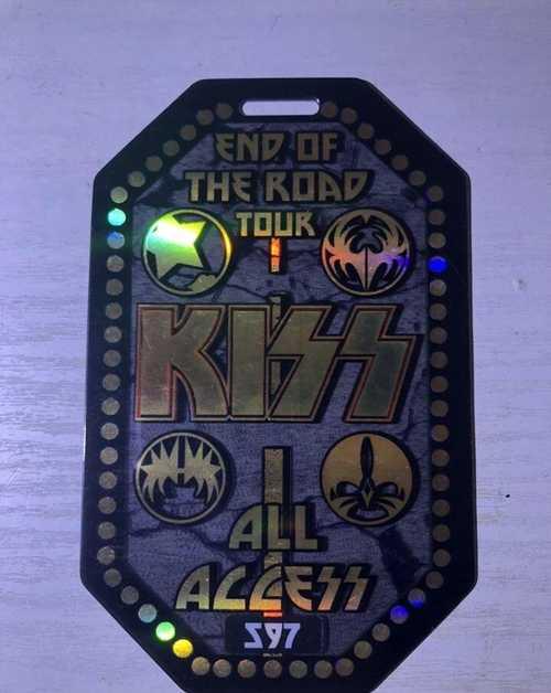 Kiss аккредитация, пропуск, бейдж