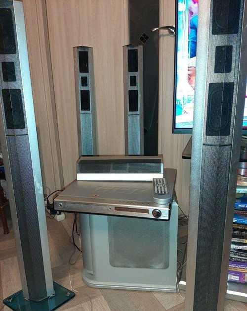 Домашний китотеатр, DVD плеер, и тумба под тв с го