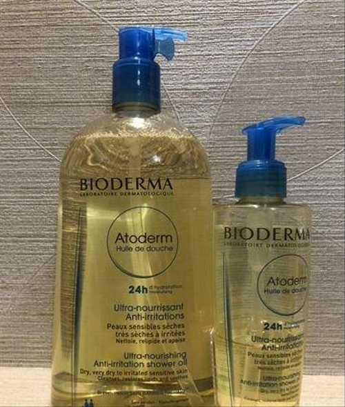 Bioderma atoderm масло для душа