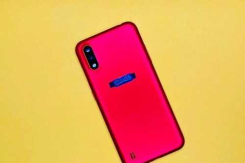 Задняя крышка Samsung A01 красная