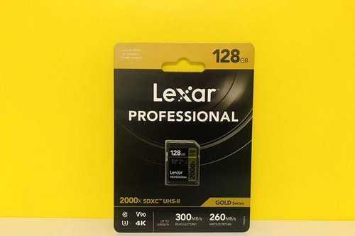 Lexar Professionnal sdxc UHS-II 128gb 260/300mb/s
