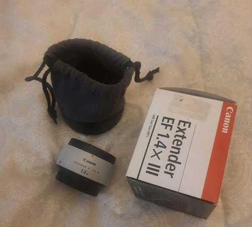 Телеконвертер Canon 1.4 III Extender