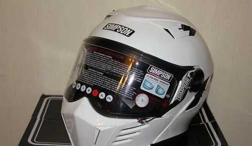 Шлем Simpson Mod Bandit Helmet White L