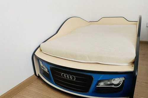 Кровать-машина Ауди с матрацем