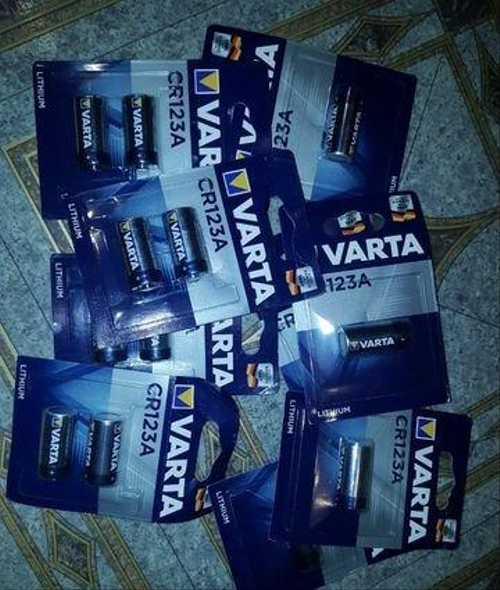 Батарейка Varta CR123A Lithium
