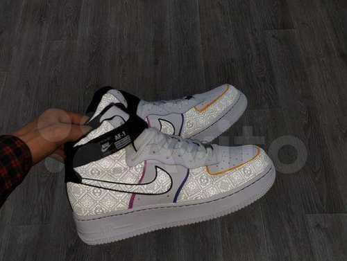 Кроссовки Nike Air Force 1 High Reflective (41-45)