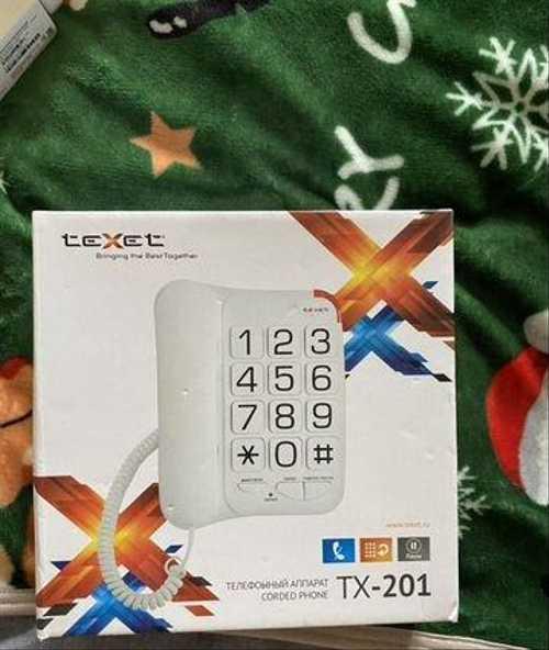 Телефон texet tx-201