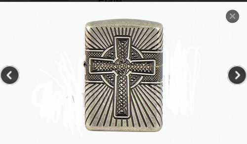 Зажигалка Zippo 29667 - Armor - Celtic Cross - Ant