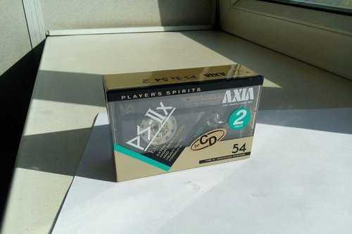 Две аудиокассеты новые запечатанные axia 54 min