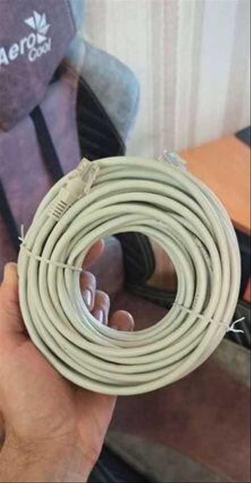 Интернет кабель (патч-корд) 15 метров