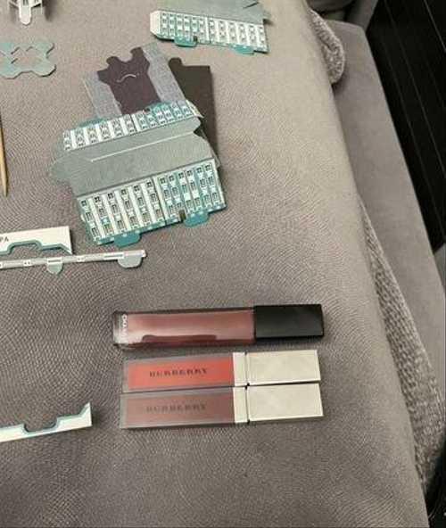Помады chanel, burberry