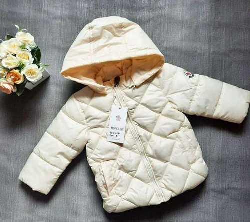 Демисезонная детская куртка moncler,74р и 80р