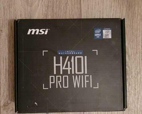 MSI H410i Pro WiFi, lga1200. Полностью новая