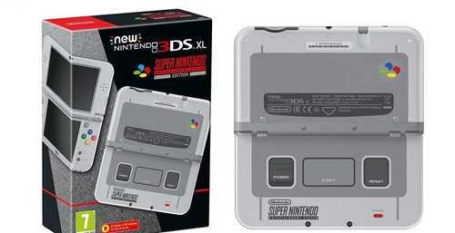 New Nintendo 3DS XL snes edition