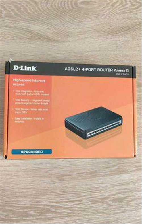 Роутер Dlink adsl