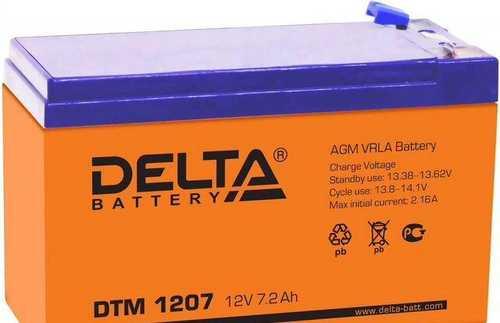 Аккумулятор свинцовый Delta DTM1207