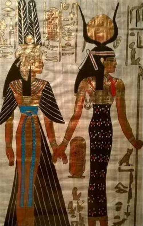 Картина, папирус, египет, оригинал