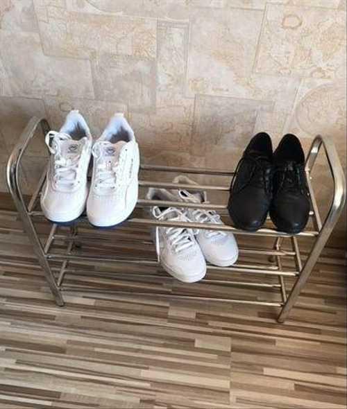 Обувницы этажерка стеллаж для обуви металлический