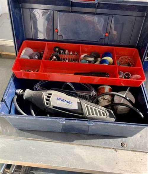 Dremel 4000 гравер, Milwaukee набор сверл 19 шт