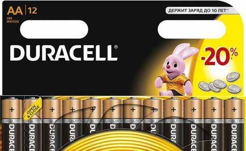 Батарейки duracell AA