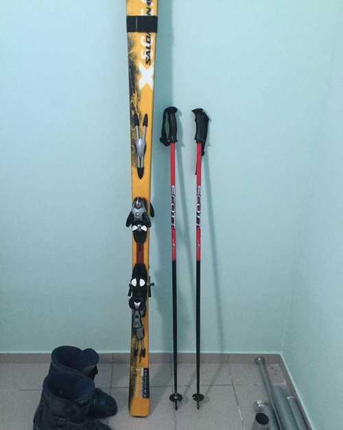 Горные лыжи Salomon Xscream (профи) комплект лыжи