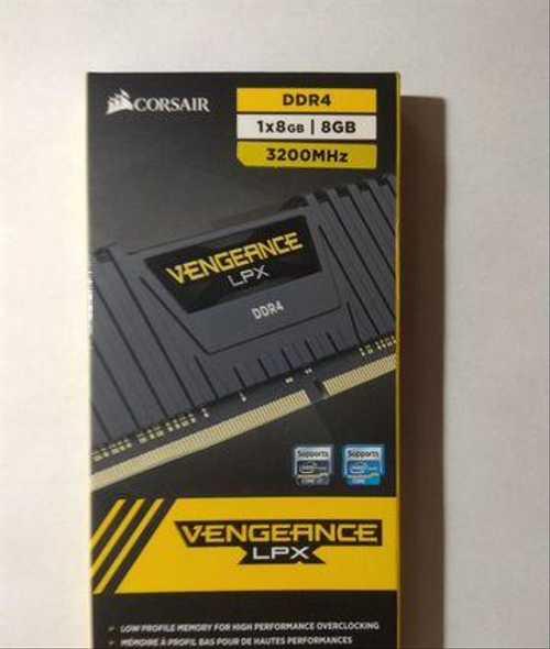 Оперативная память Сorsair vengeance lpx 8gb 3200