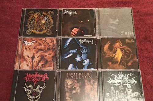 Аудио CD диски Black Metal, Death metal фирменные