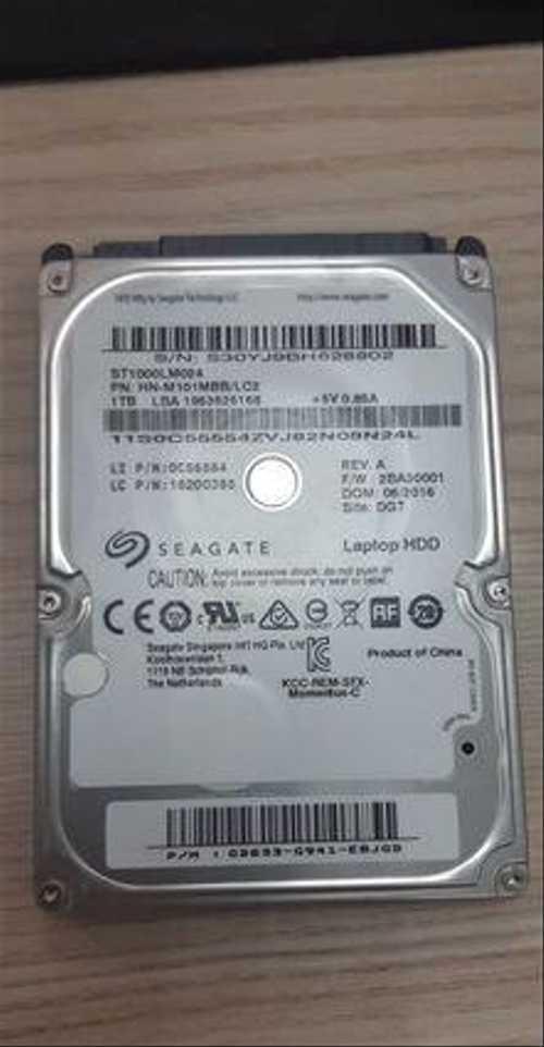 Жесткий диск Seagate 1tb laptop