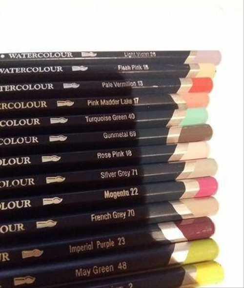 Акварельные цветные карандаши Derwent watercolour