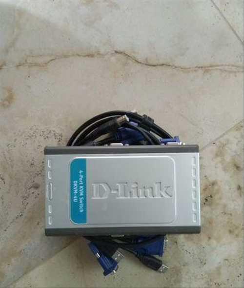 D-Link dkvm-4U, 4-портовый KVM-переключатель