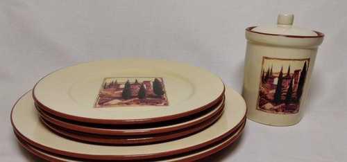 Набор керамической посуды марки Terracotta