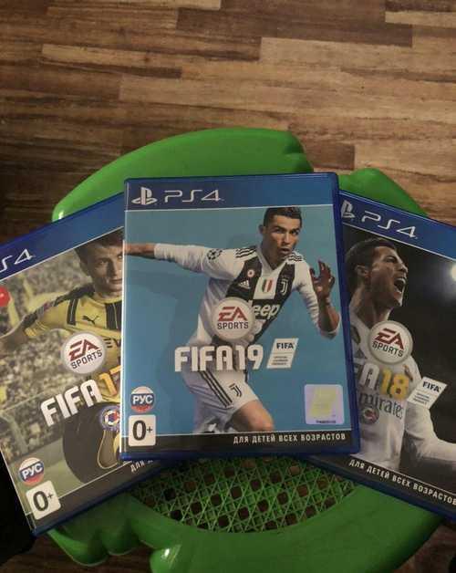 Fifa17, 18, 19 для PS4