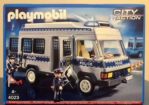 Playmobil 4023 Полиция Автозак с мигалкой