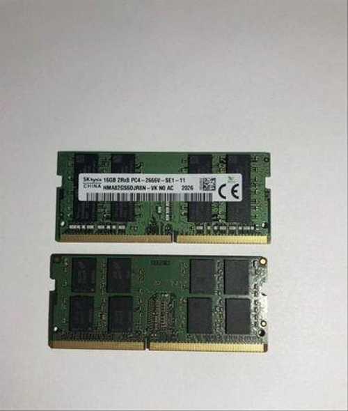Оперативная память16GB DDR4 3200MHz SO-dimm