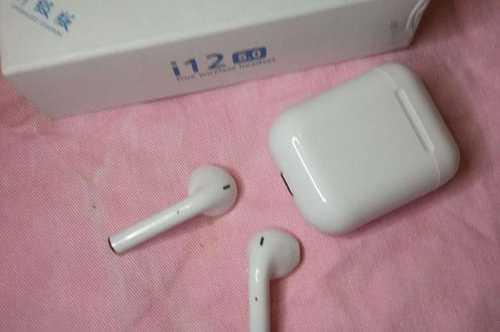 Наушники Airpods2 i12 5.0 беспроводные Bluetooth