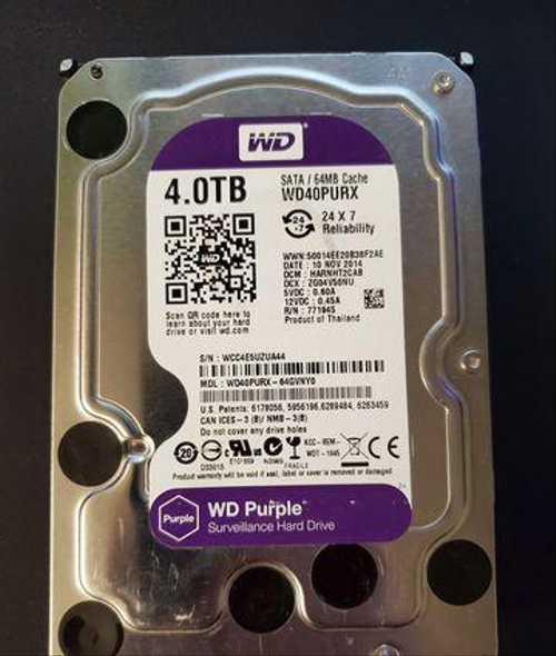 HDD 4tb Western Digital Purple