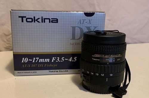Объектив Tokina 10-17 мм для Canon